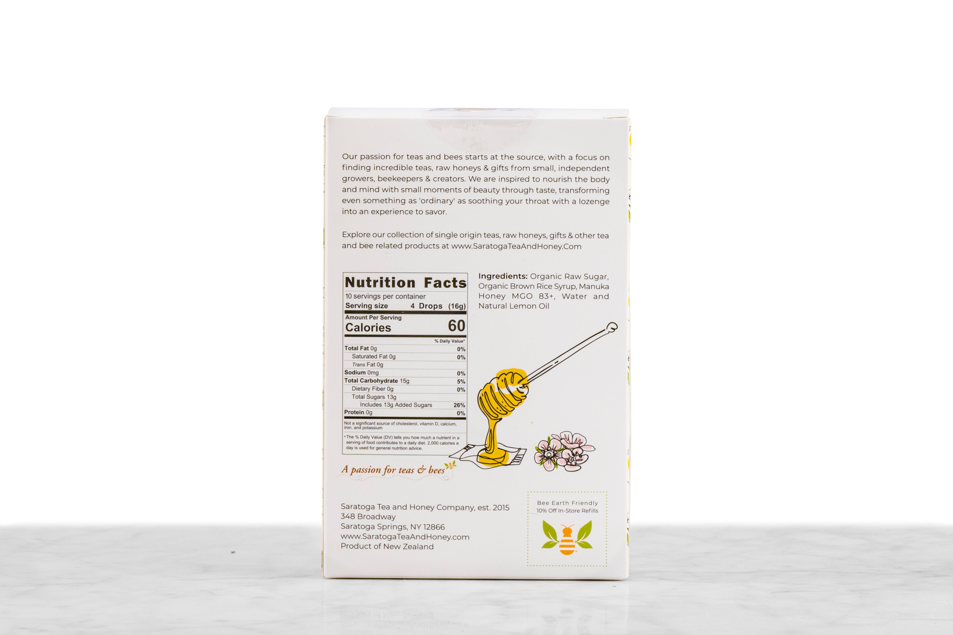 Manuka Honey Candy - All-Natural Honey Drops with No High Fructose Corn ...