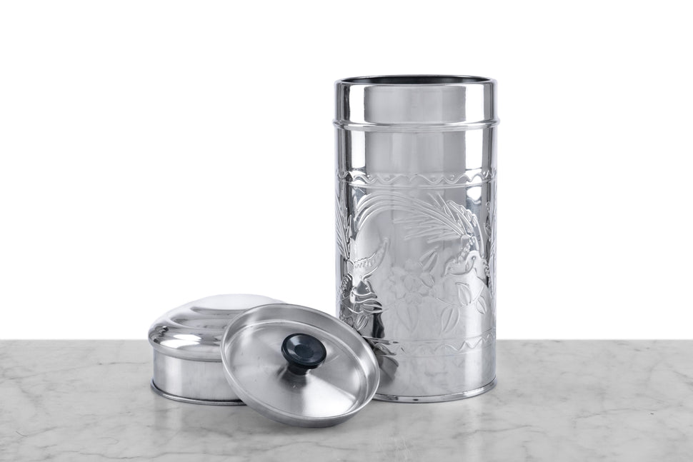 Beautiful Tea Storage for Loose Leaf Teas - Engraved Metallic Tea ...