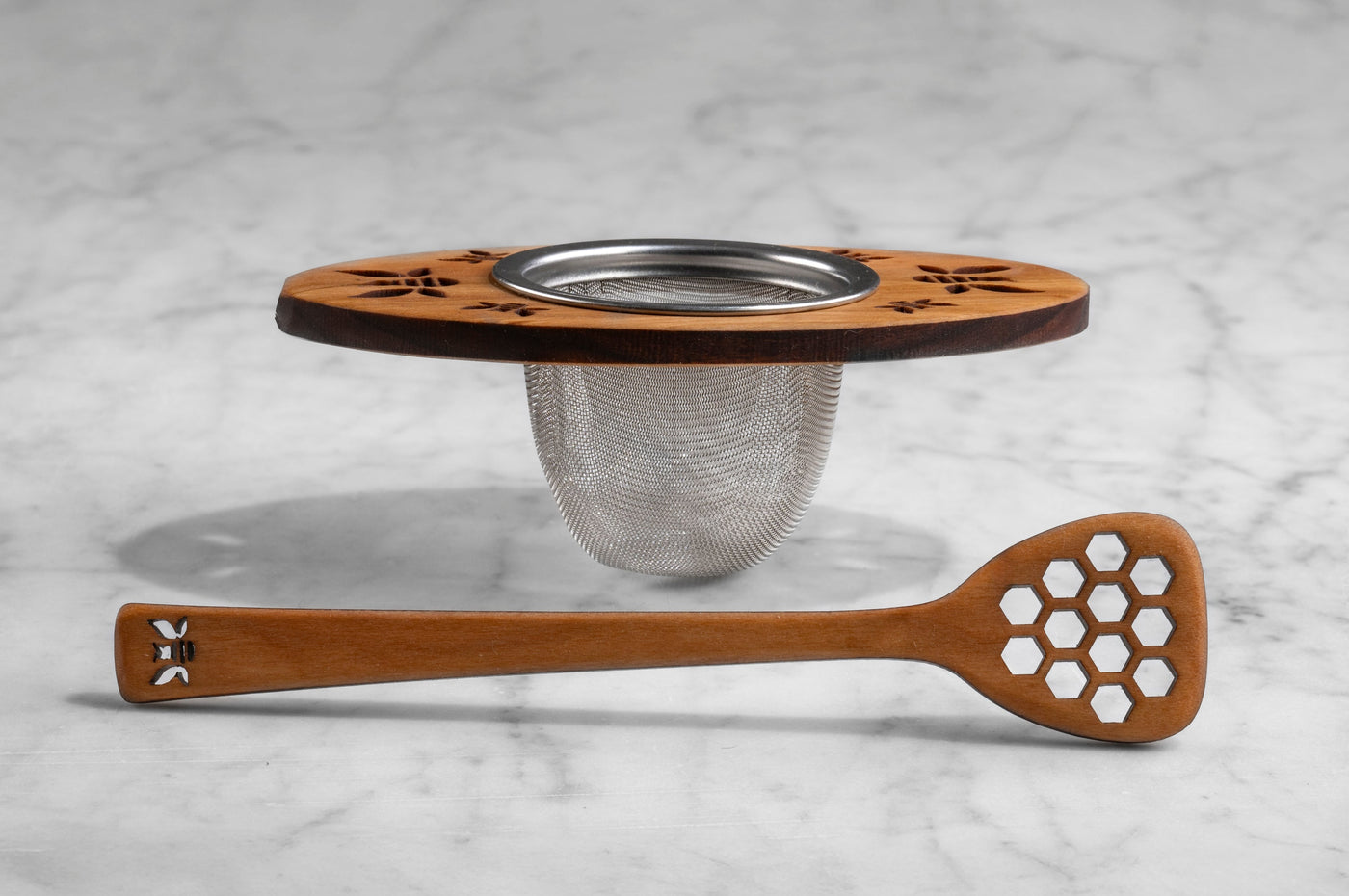 Moonspoon Tea Infuser & Honey Dipper Bundle – Saratoga Tea & Honey Co.