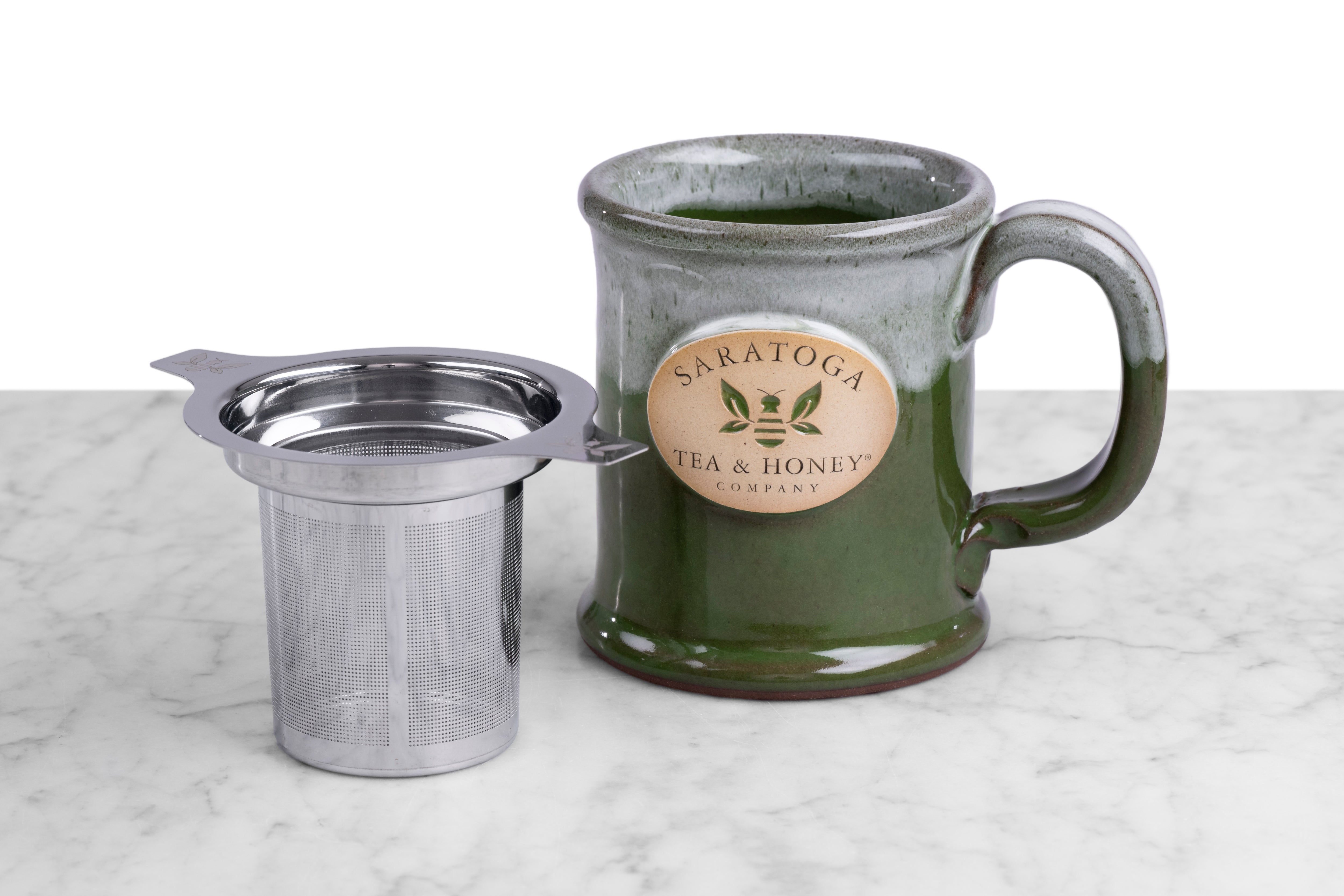 Mug + Tea Infuser Bundle - Get Started with Loose Leaf Tea – Saratoga ...