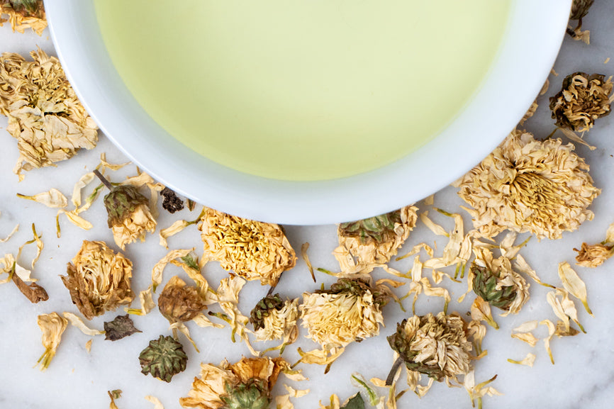 Chrysanthemum Tea - Herbal Tea for Wellness & Stress – Saratoga Tea ...
